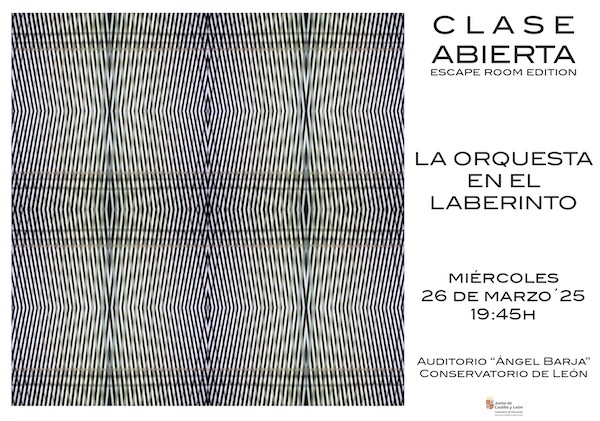 «La orquesta en el laberinto» / Clase orquestal abierta al público en ...